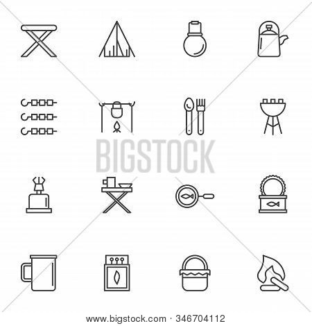 Cooking Camping Food Vector & Photo (Free Trial) | Bigstock