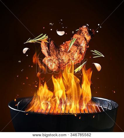 Falling Tasty Meat Image & Photo (Free Trial) | Bigstock