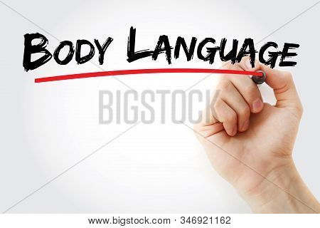 Body Language Text Image & Photo (Free Trial) | Bigstock