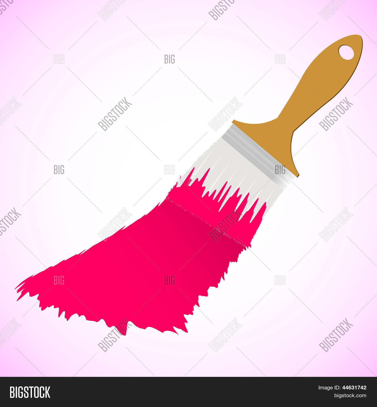 Pink Colour Paint Vector & Photo (Free Trial) | Bigstock