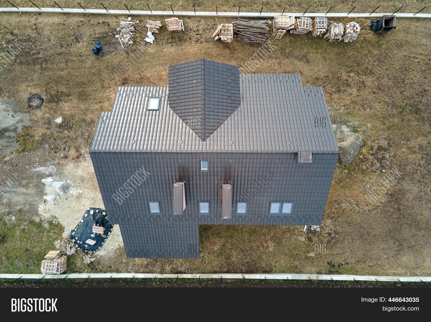 Aerial View House Roof Image & Photo (Free Trial) | Bigstock