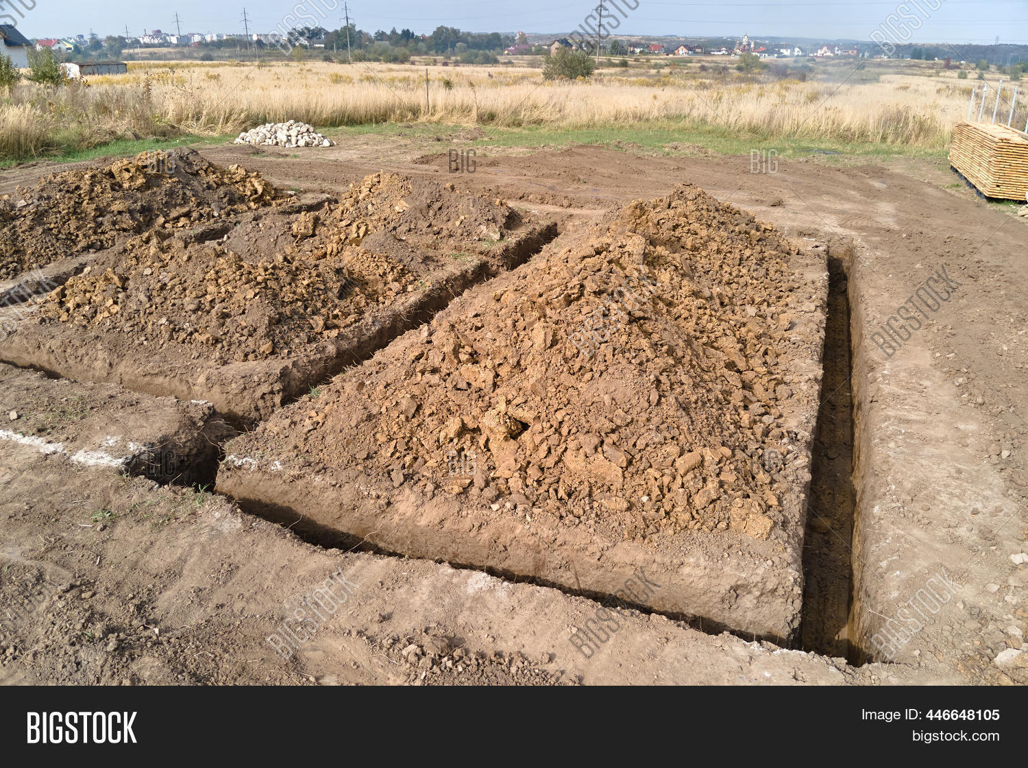 Dug Out Trench Image & Photo (Free Trial) | Bigstock