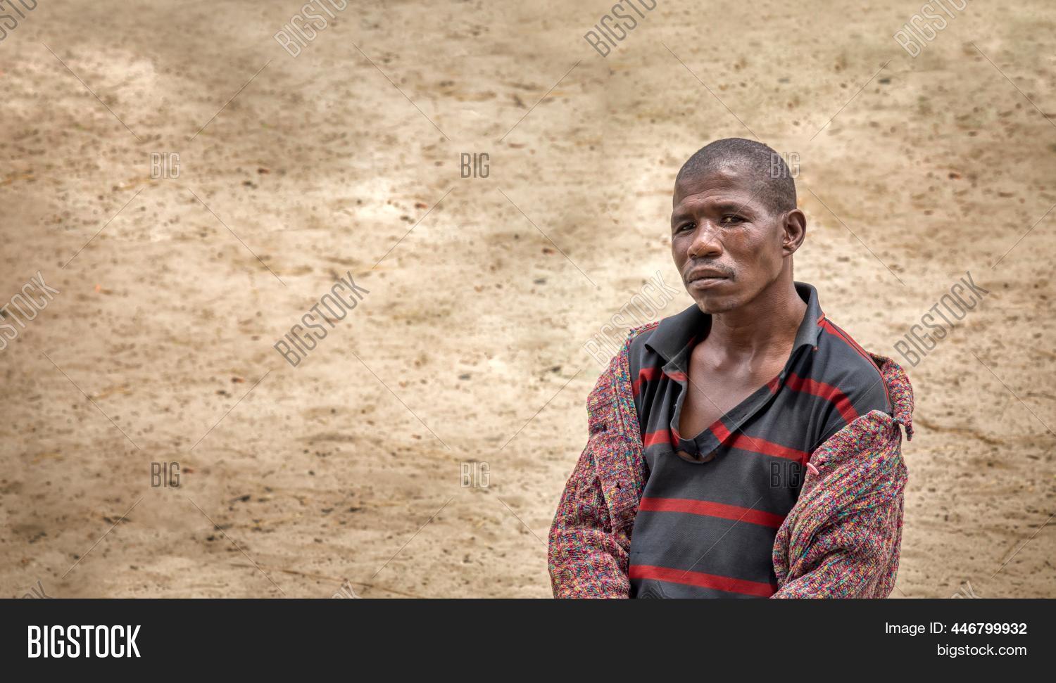 Lonely African Man Image & Photo (Free Trial) | Bigstock