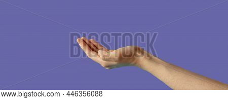 Hand Extended Palm . Image & Photo (Free Trial) | Bigstock