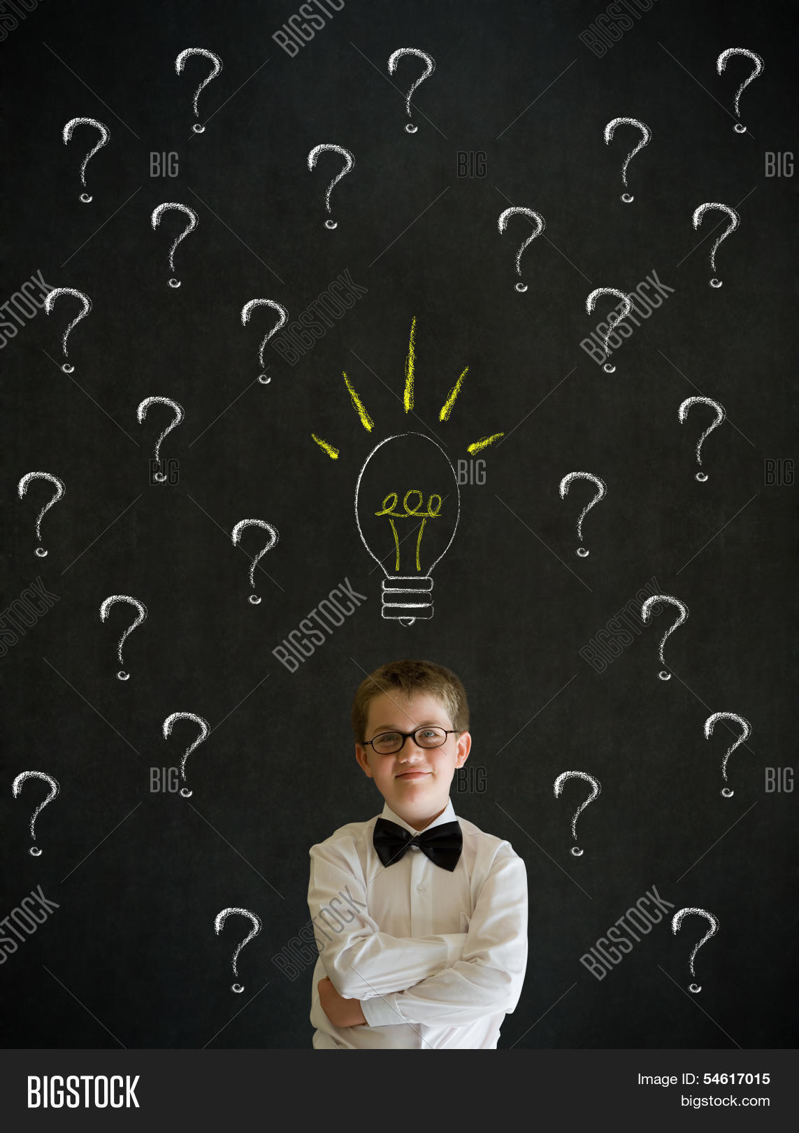 Thinking Boy Dressed Image & Photo (Free Trial) | Bigstock