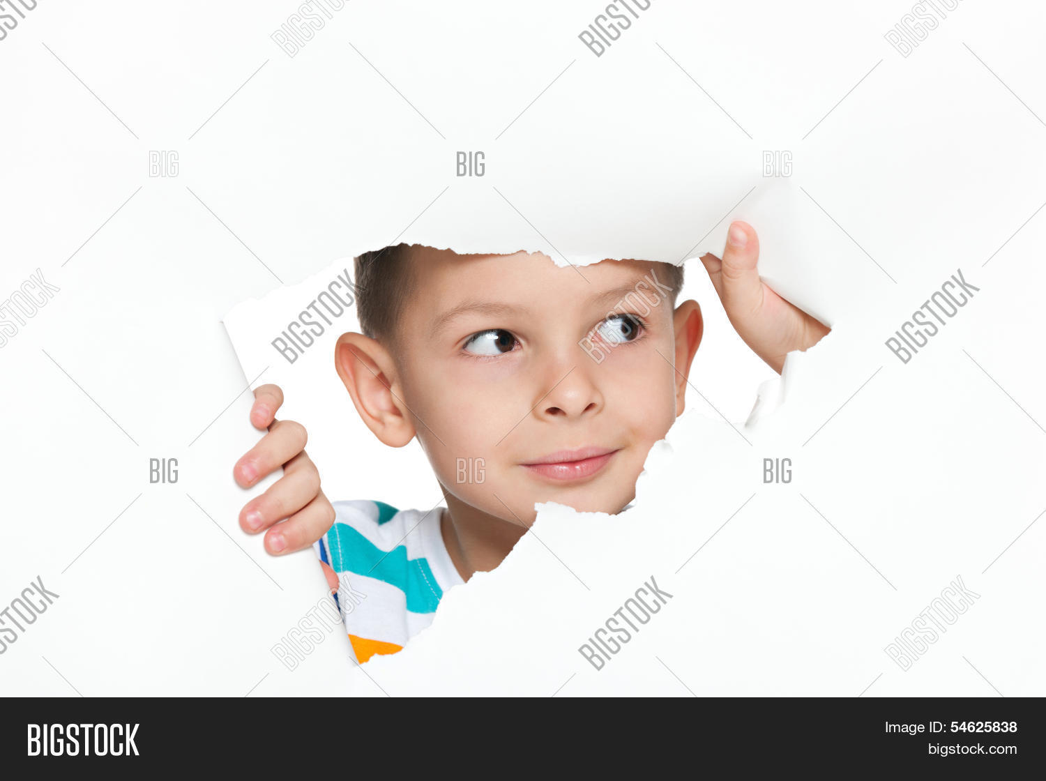 Curious Little Boy Image & Photo (Free Trial) | Bigstock
