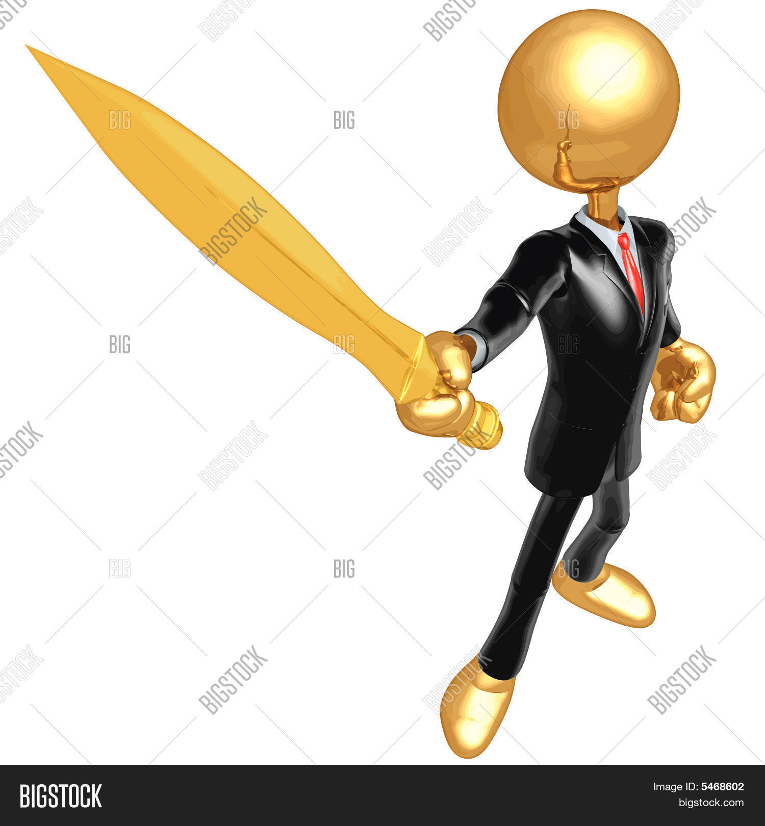 3D Vector Gold Guy Vector & Photo (Free Trial) | Bigstock