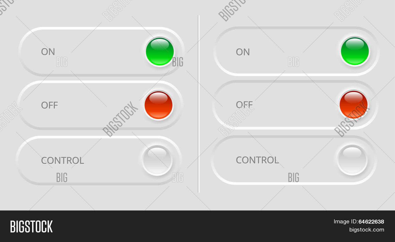 Switch Buttons Vector & Photo (Free Trial) | Bigstock
