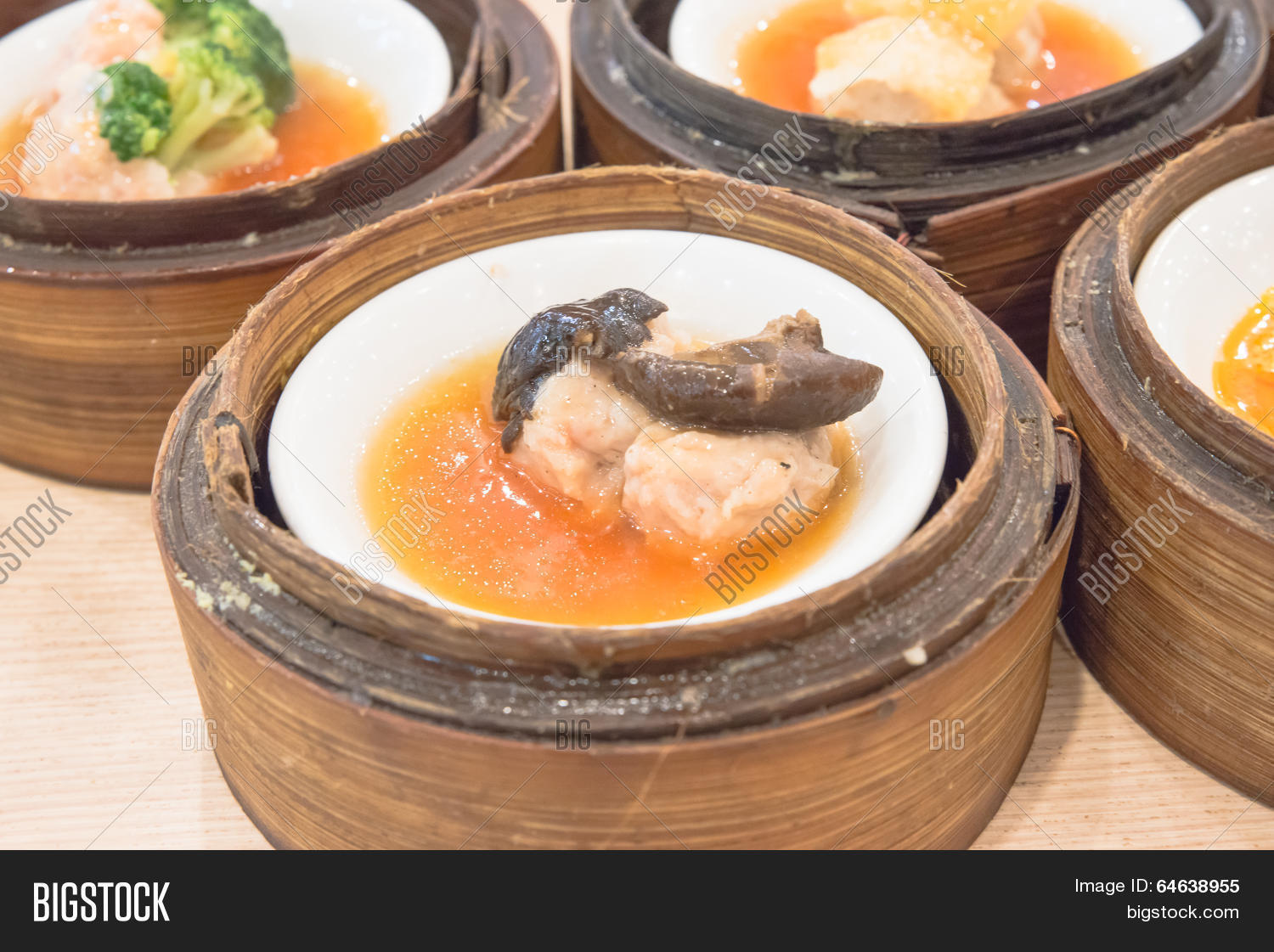 Dim Sum Bamboo Steamer Image & Photo (Free Trial) | Bigstock