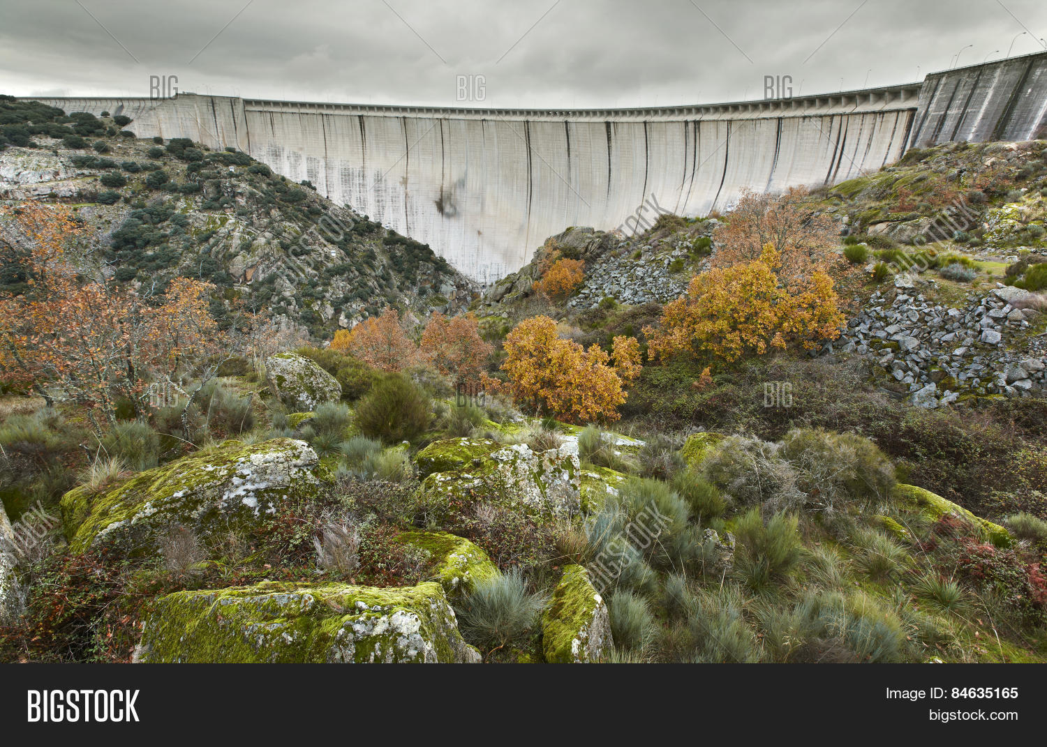 Landscape Dam Spain. Image & Photo (Free Trial) | Bigstock