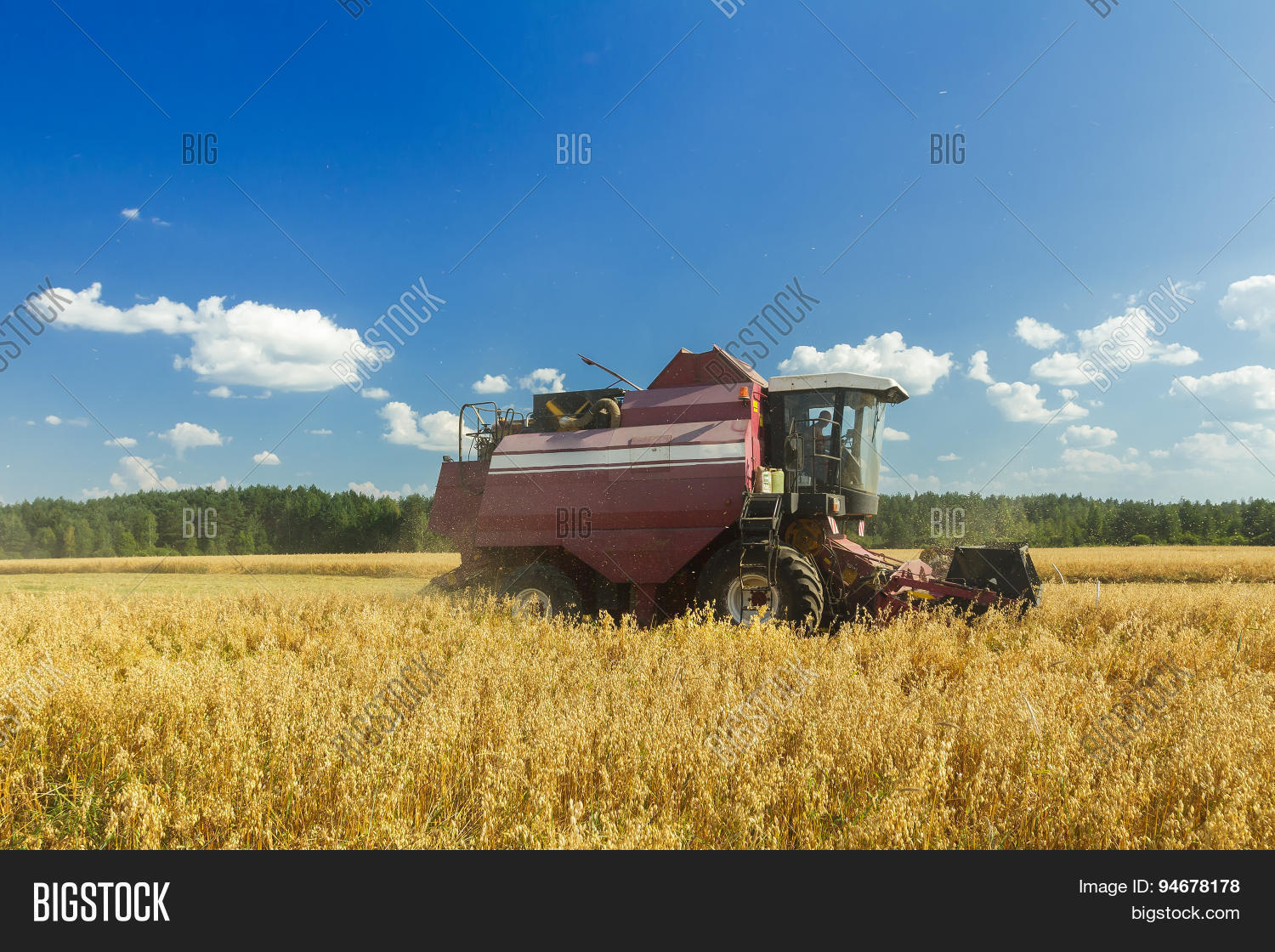 Combine Machine Reel Image & Photo (Free Trial) | Bigstock