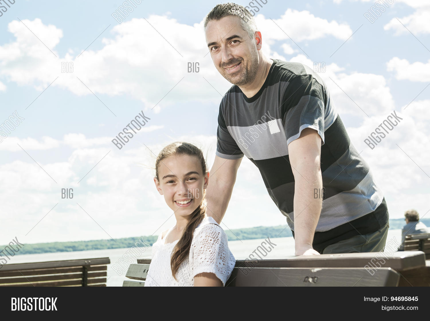 Father His Daughter Image And Photo Free Trial Bigstock