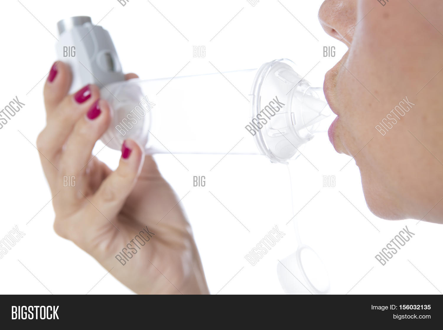 Detail Mouth Inhaling Image & Photo (Free Trial) | Bigstock