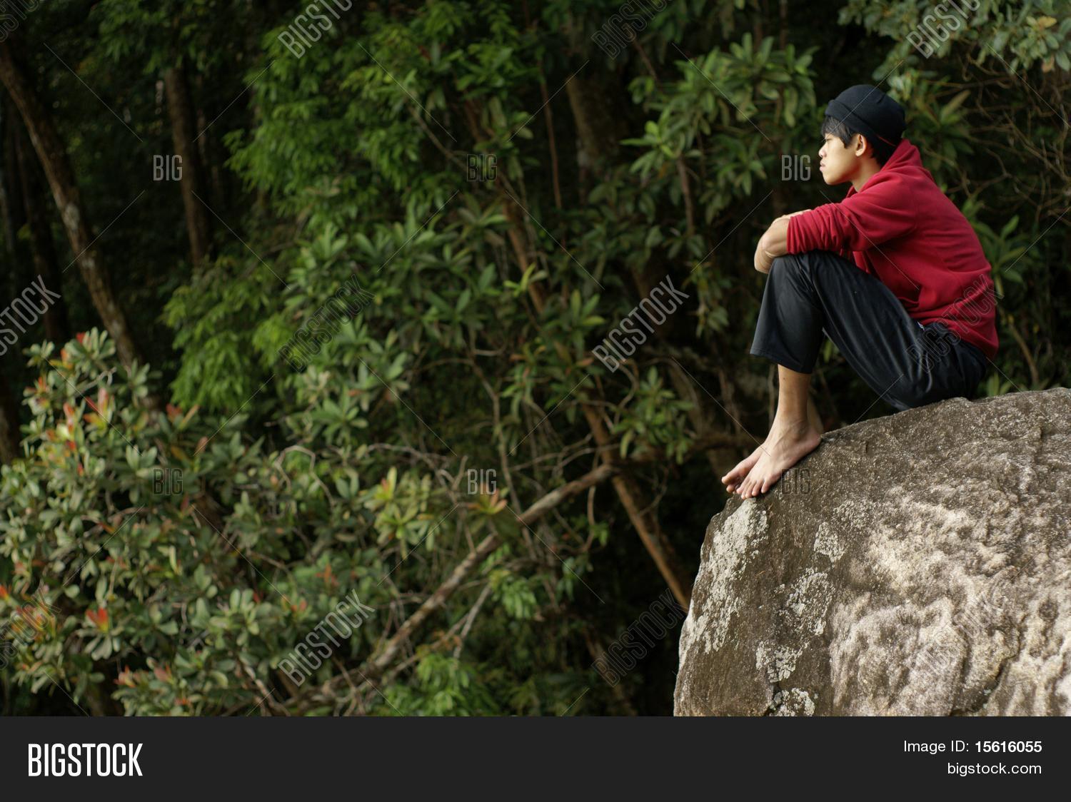 Lonely Asian Man Image & Photo (Free Trial) | Bigstock