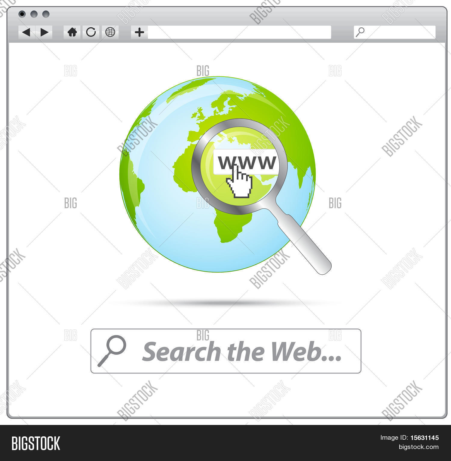 Web Browser Search Vector & Photo (Free Trial) | Bigstock