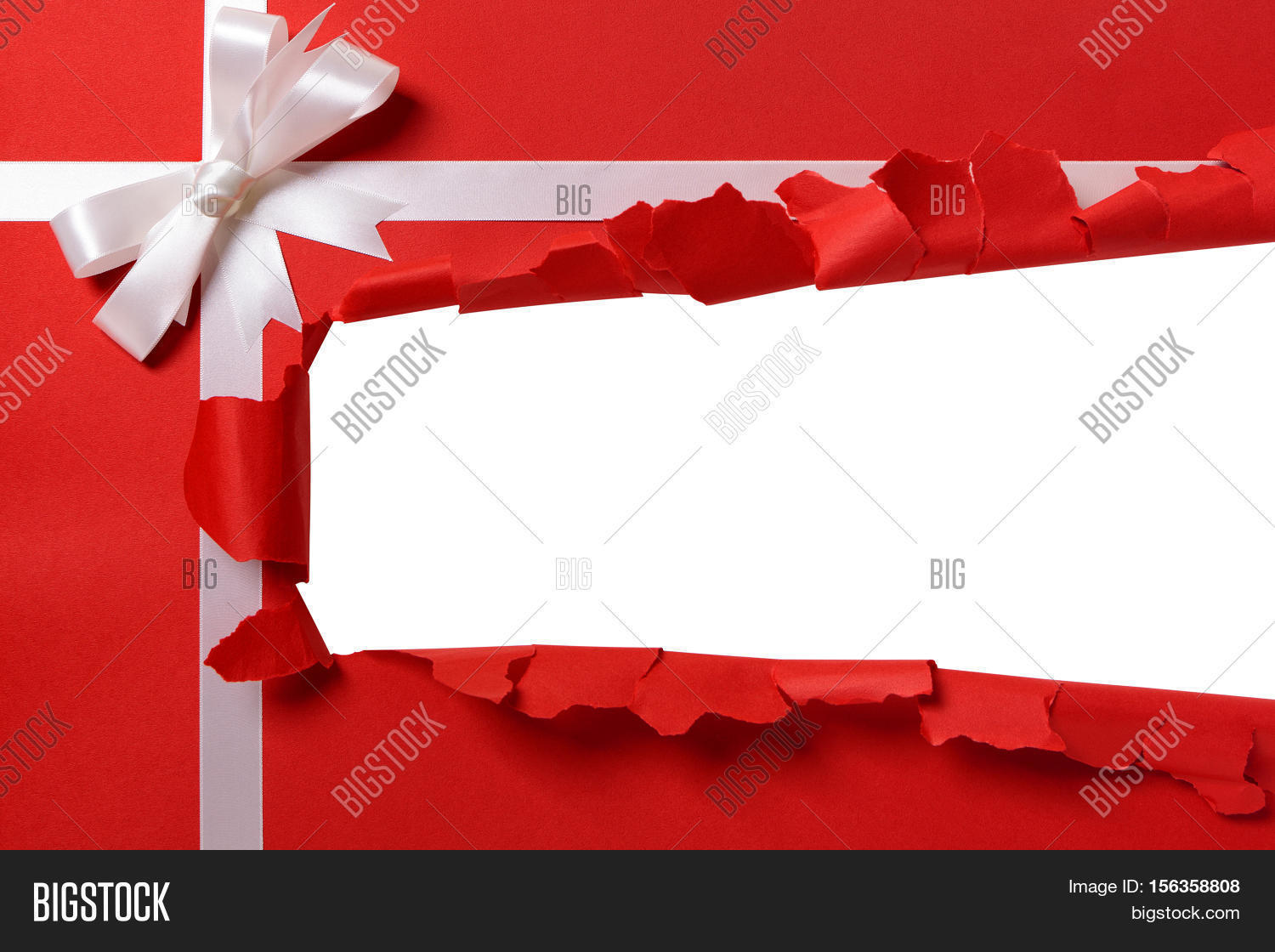 Christmas Gift Torn Image & Photo (Free Trial) | Bigstock
