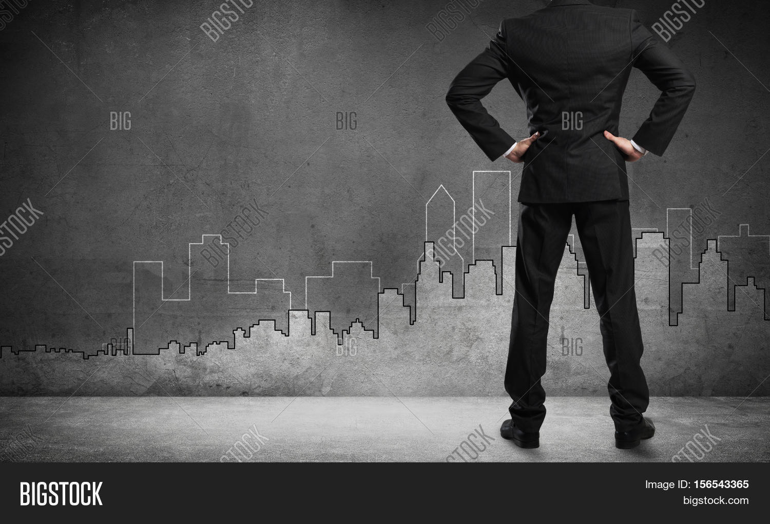 Back View Businessman Image & Photo (Free Trial) | Bigstock