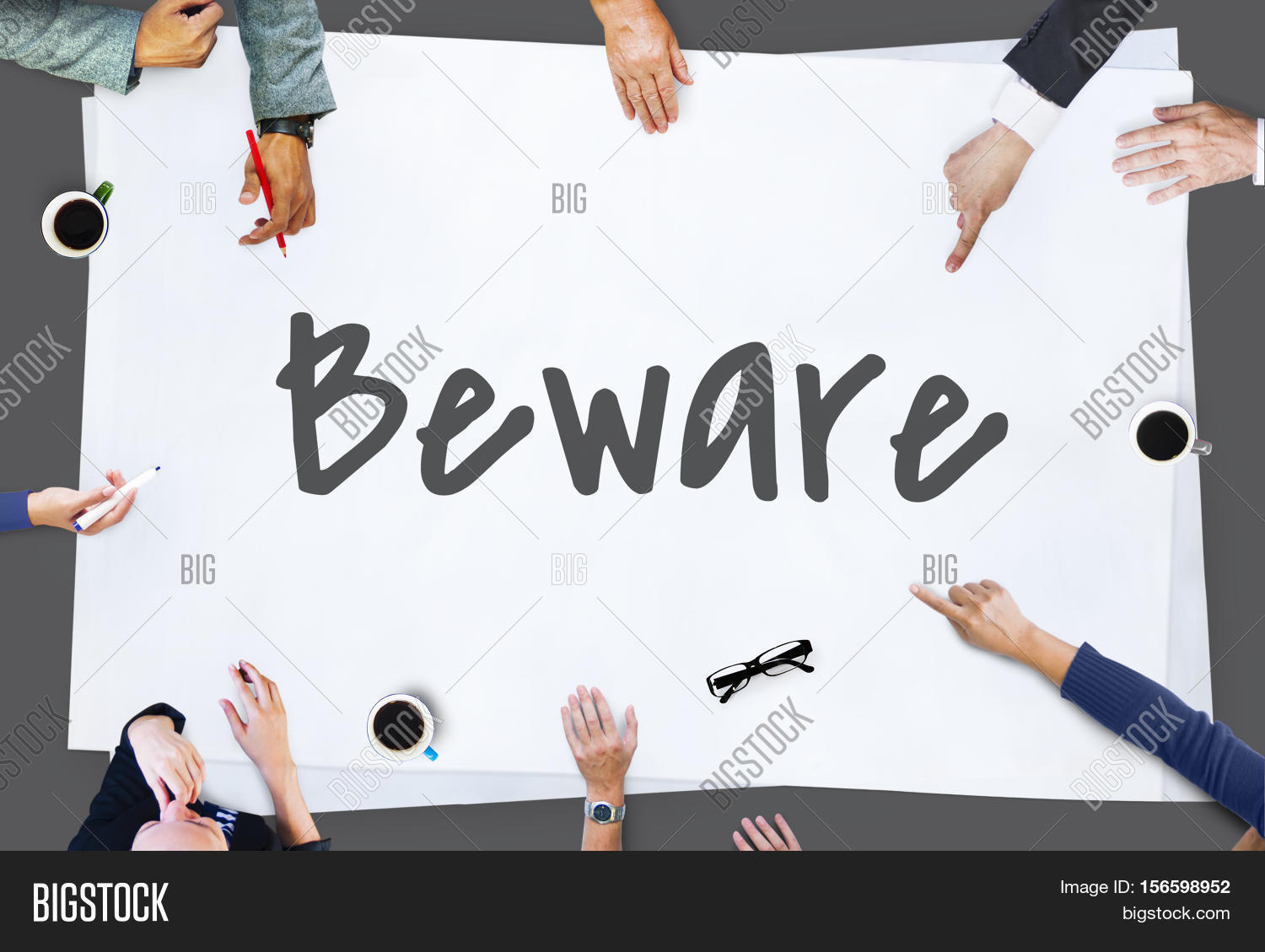 Beware Safety Risk Image & Photo (Free Trial) | Bigstock