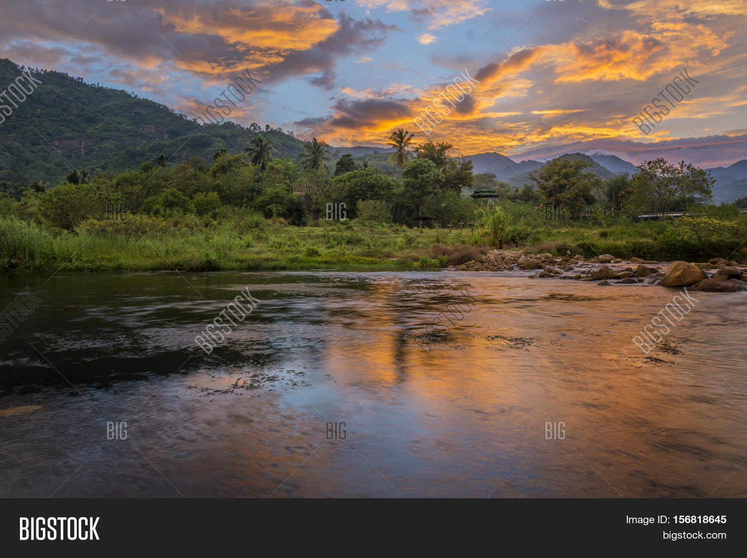 Waterfall Twilight Image & Photo (Free Trial) | Bigstock