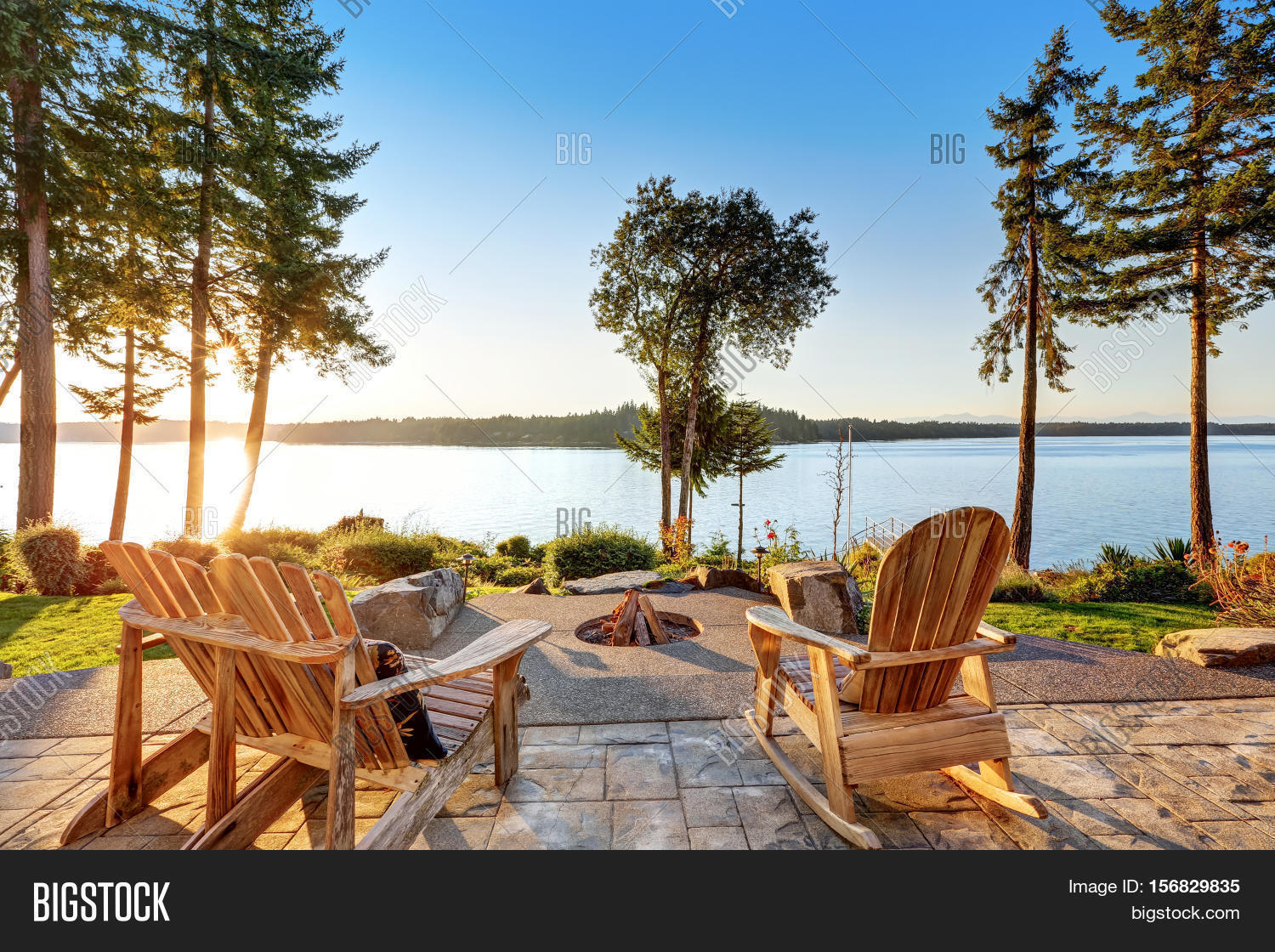 Back Yard Waterfront Image & Photo (Free Trial) | Bigstock
