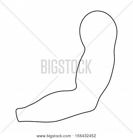 Arm Icon Outline Vector & Photo (Free Trial) | Bigstock