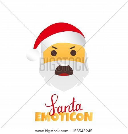 Mad Emoticon. Vector Vector & Photo (Free Trial) | Bigstock