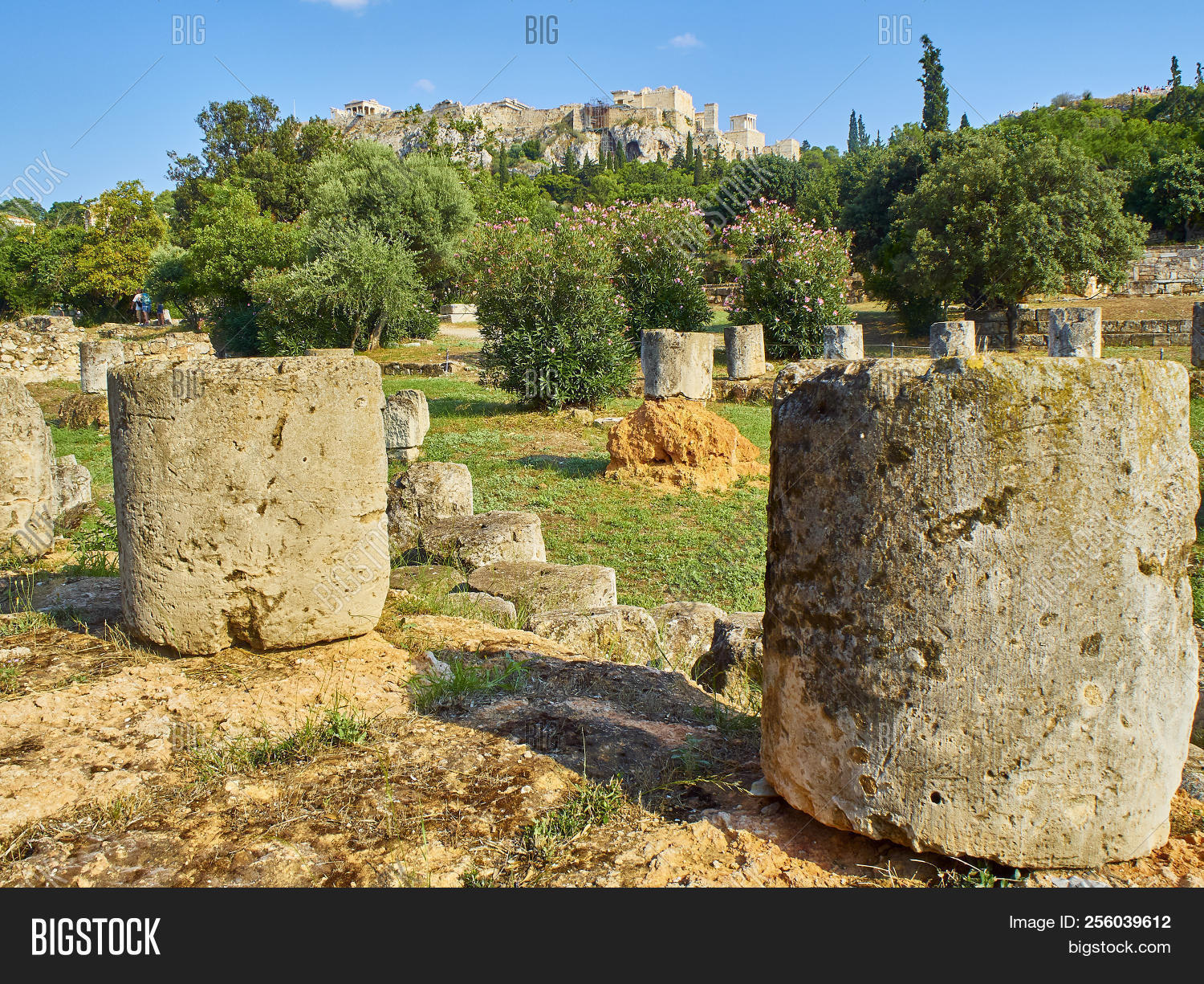 Ruins Middle Stoa Image & Photo (Free Trial) | Bigstock