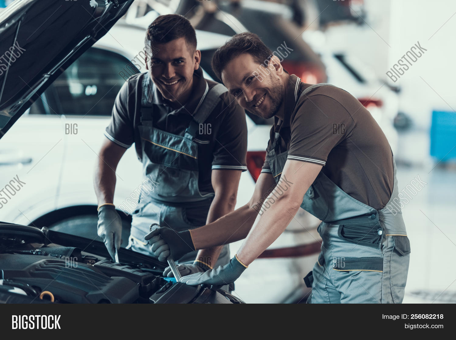 Two Mecanics Looking Image & Photo (Free Trial) | Bigstock