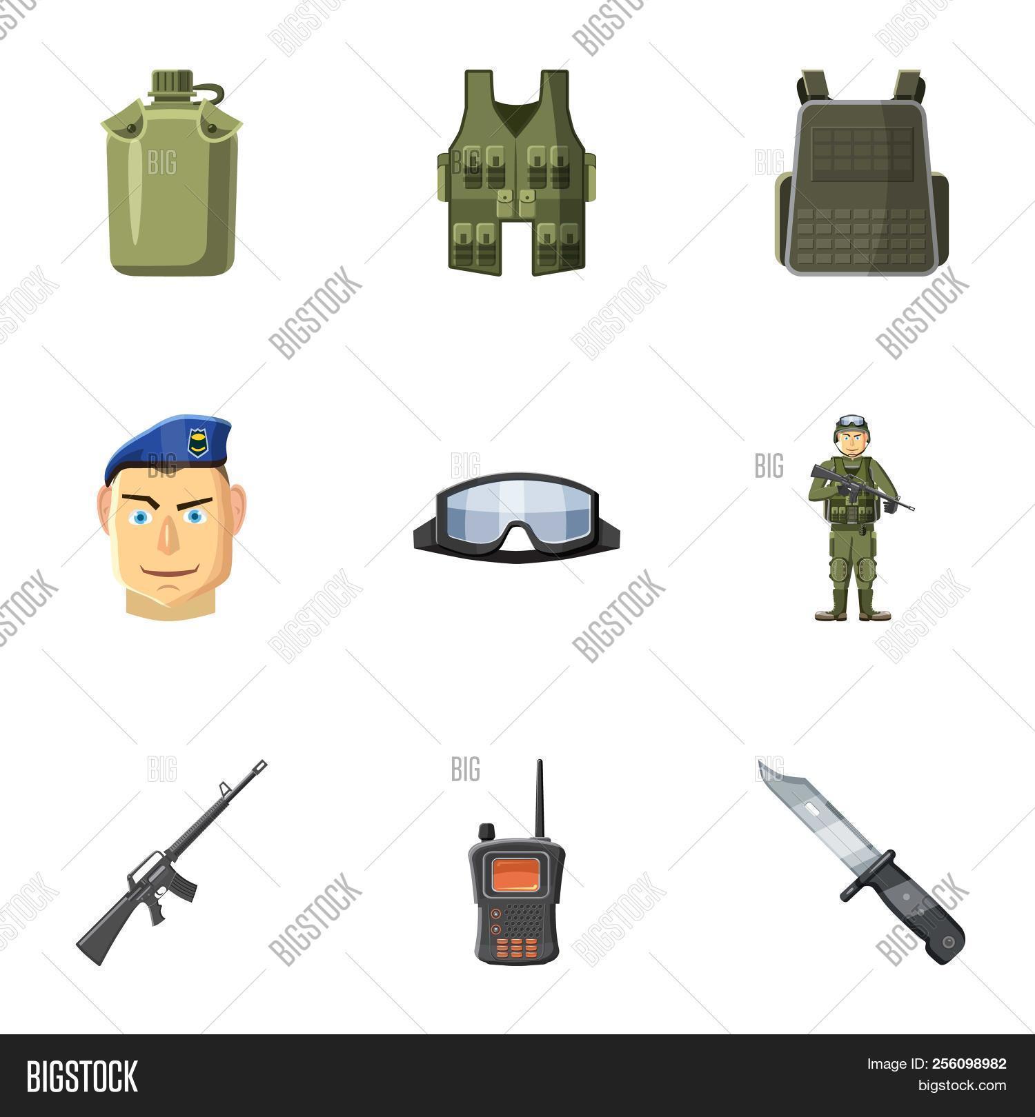 Military Defense Icons Image & Photo (Free Trial) | Bigstock