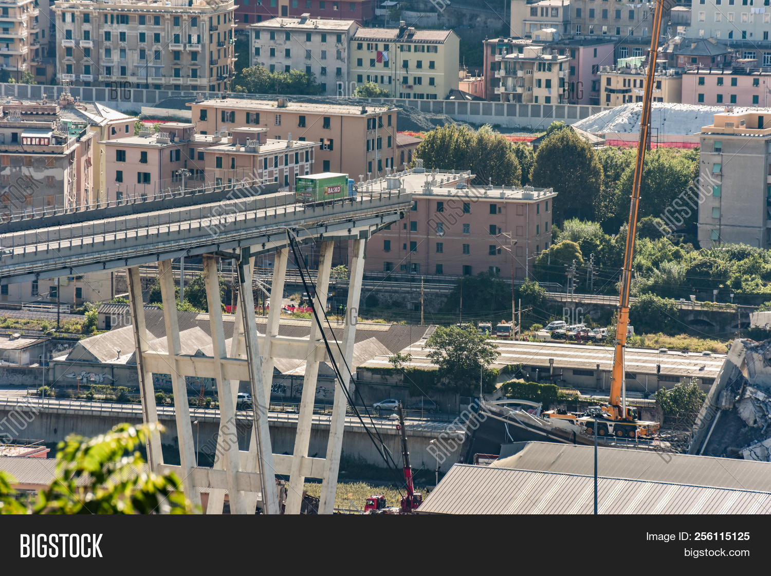 Morandi Bridge Genoa, Image & Photo (Free Trial) | Bigstock