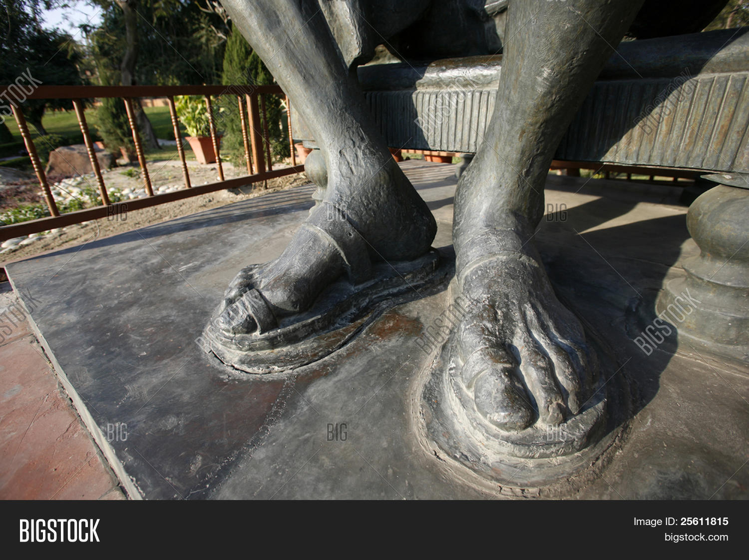 Gandhi's Feet Statue Image & Photo (Free Trial) | Bigstock
