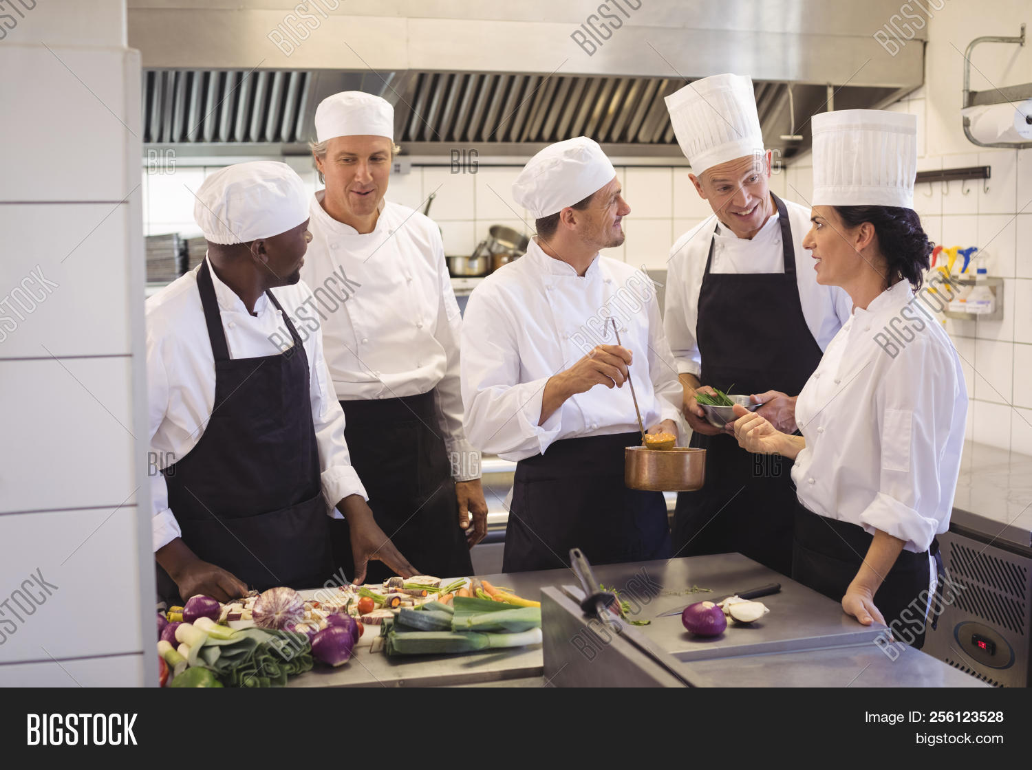 Team Chef Tasting Food Image & Photo (Free Trial) | Bigstock