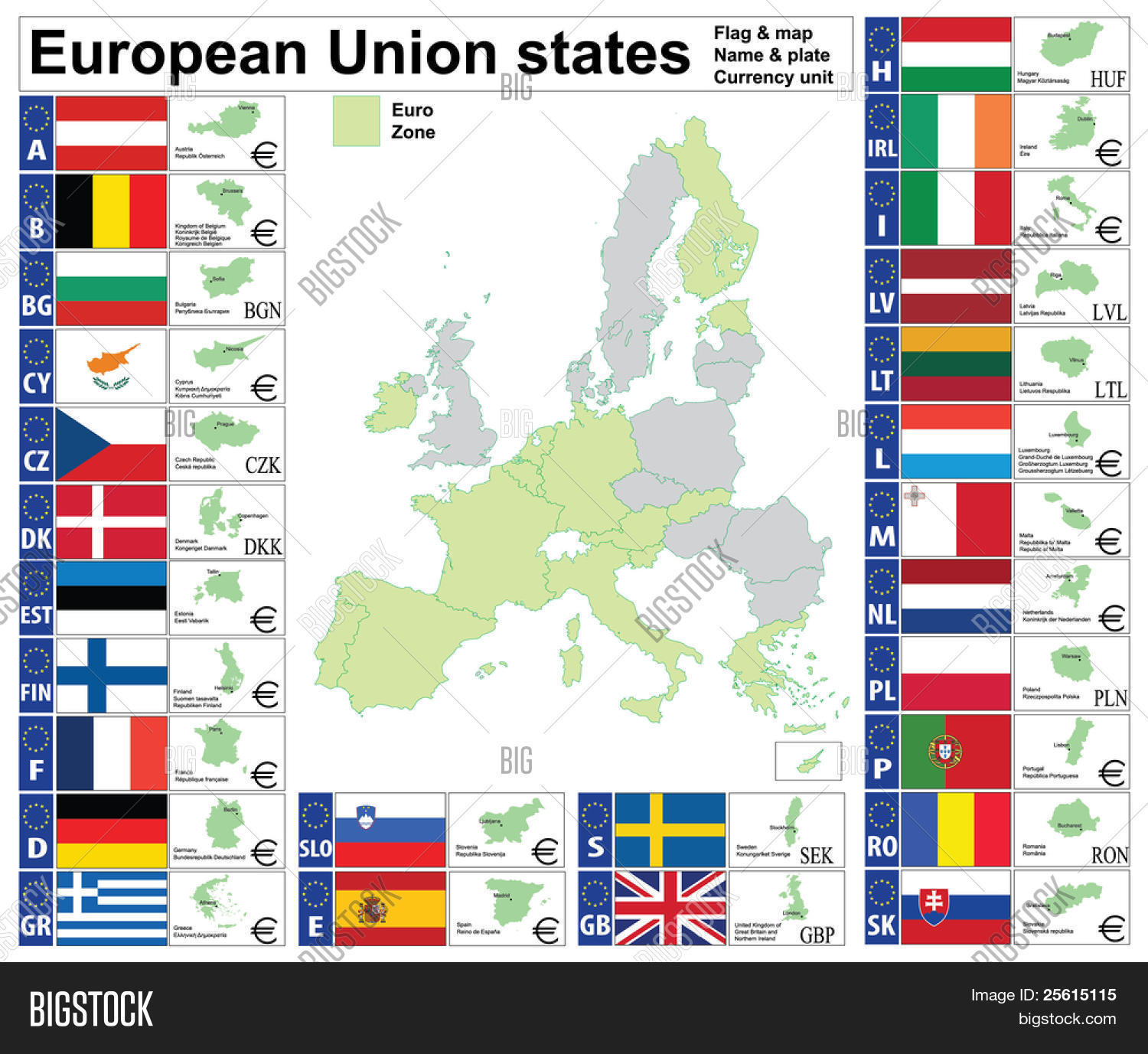 European Union States Vector & Photo (Free Trial) | Bigstock