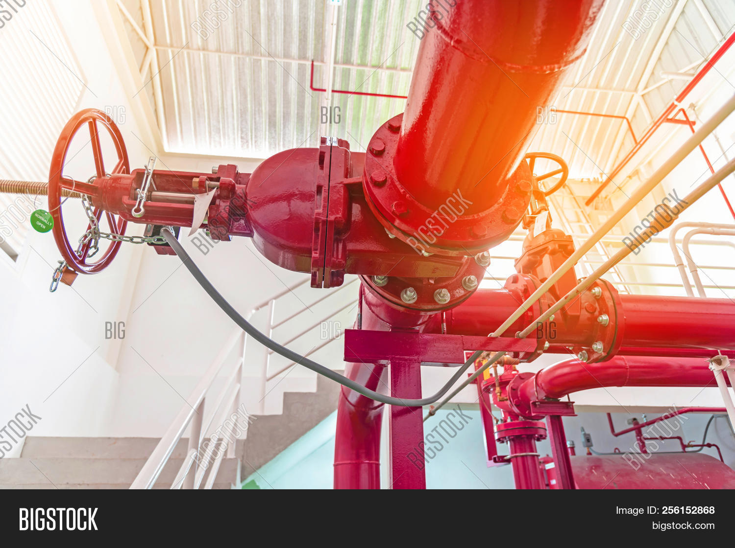 Close Red Pipe Fire Image & Photo (Free Trial) | Bigstock