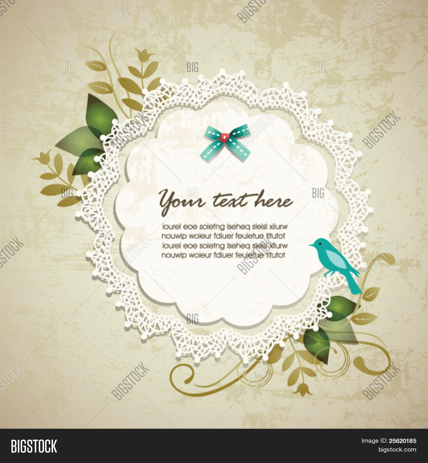 Vintage Memo Design Vector & Photo (Free Trial) | Bigstock