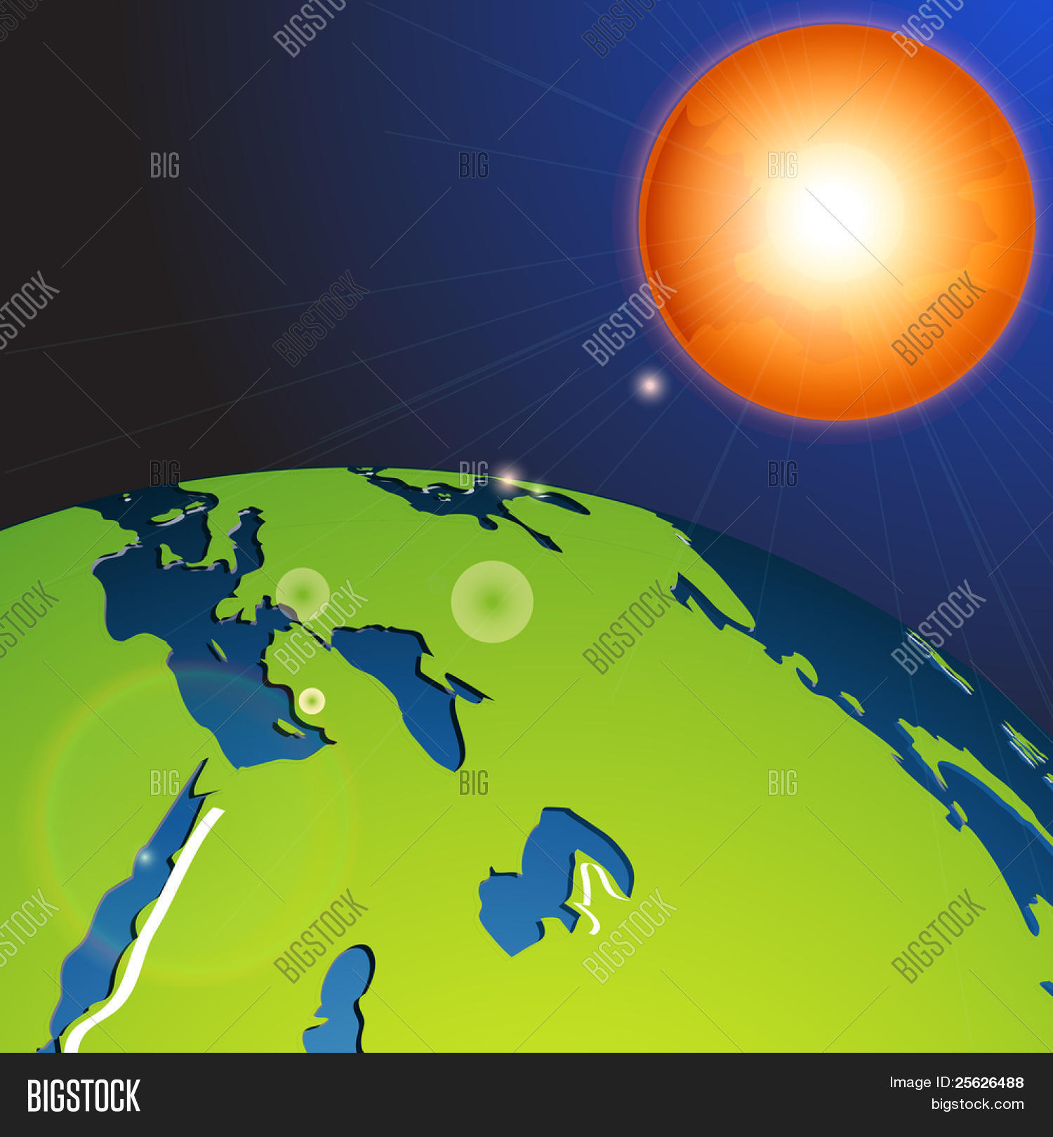 Illustration Earth Vector & Photo (Free Trial) | Bigstock