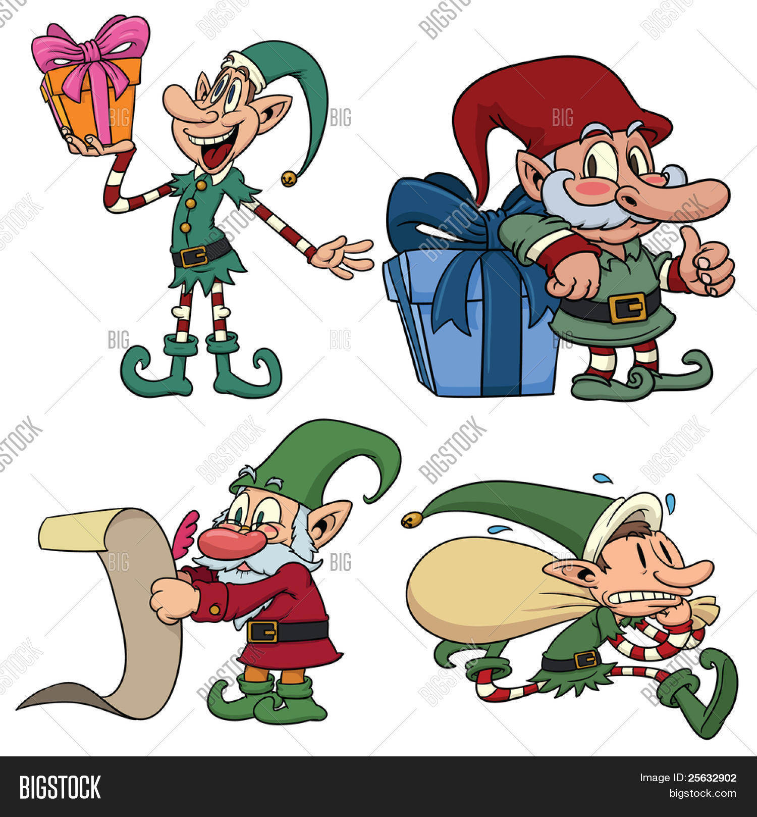 Four Cartoon Vector & Photo (Free Trial) | Bigstock