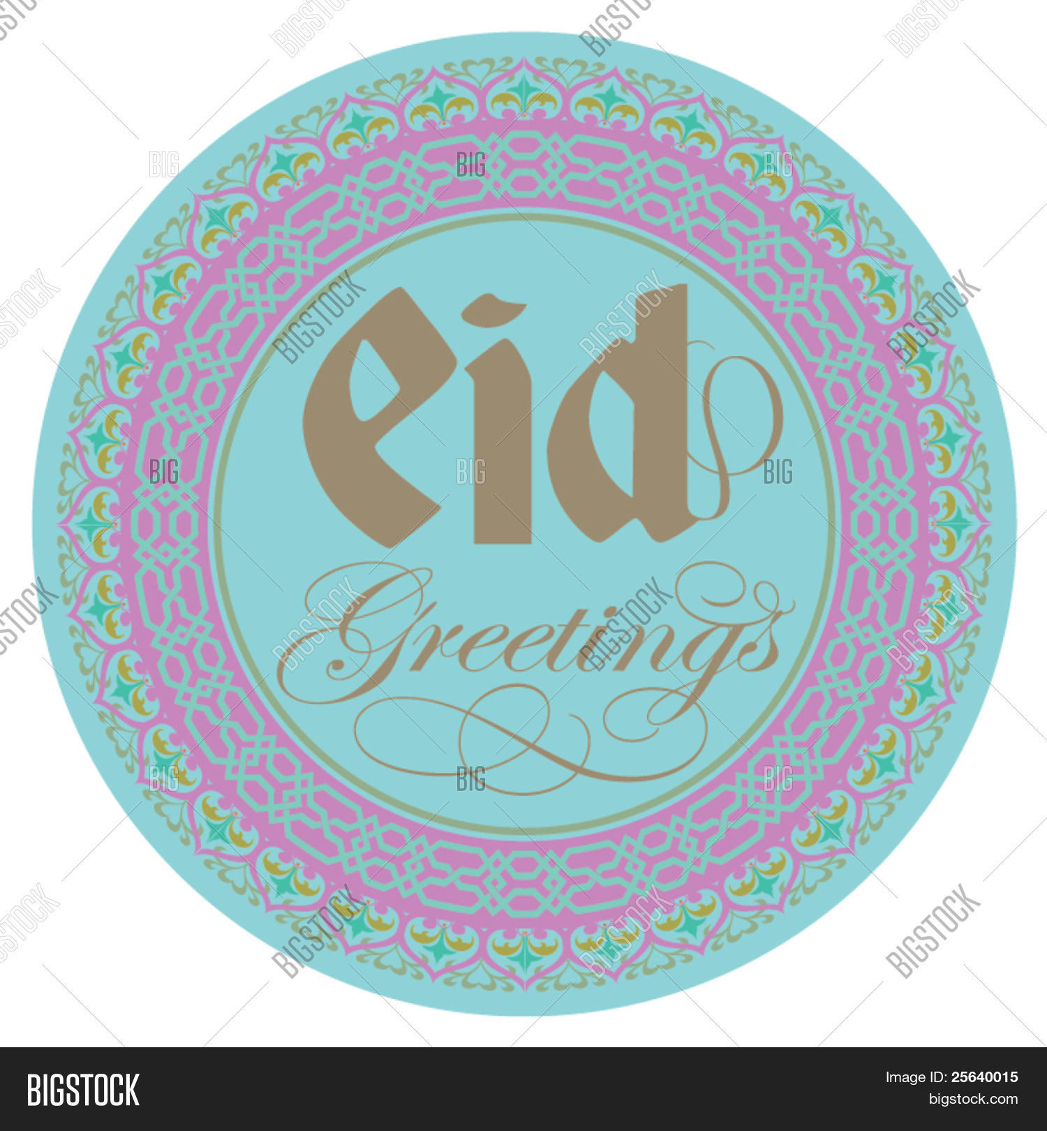 'Eid Greetings' Vector & Photo (Free Trial) | Bigstock
