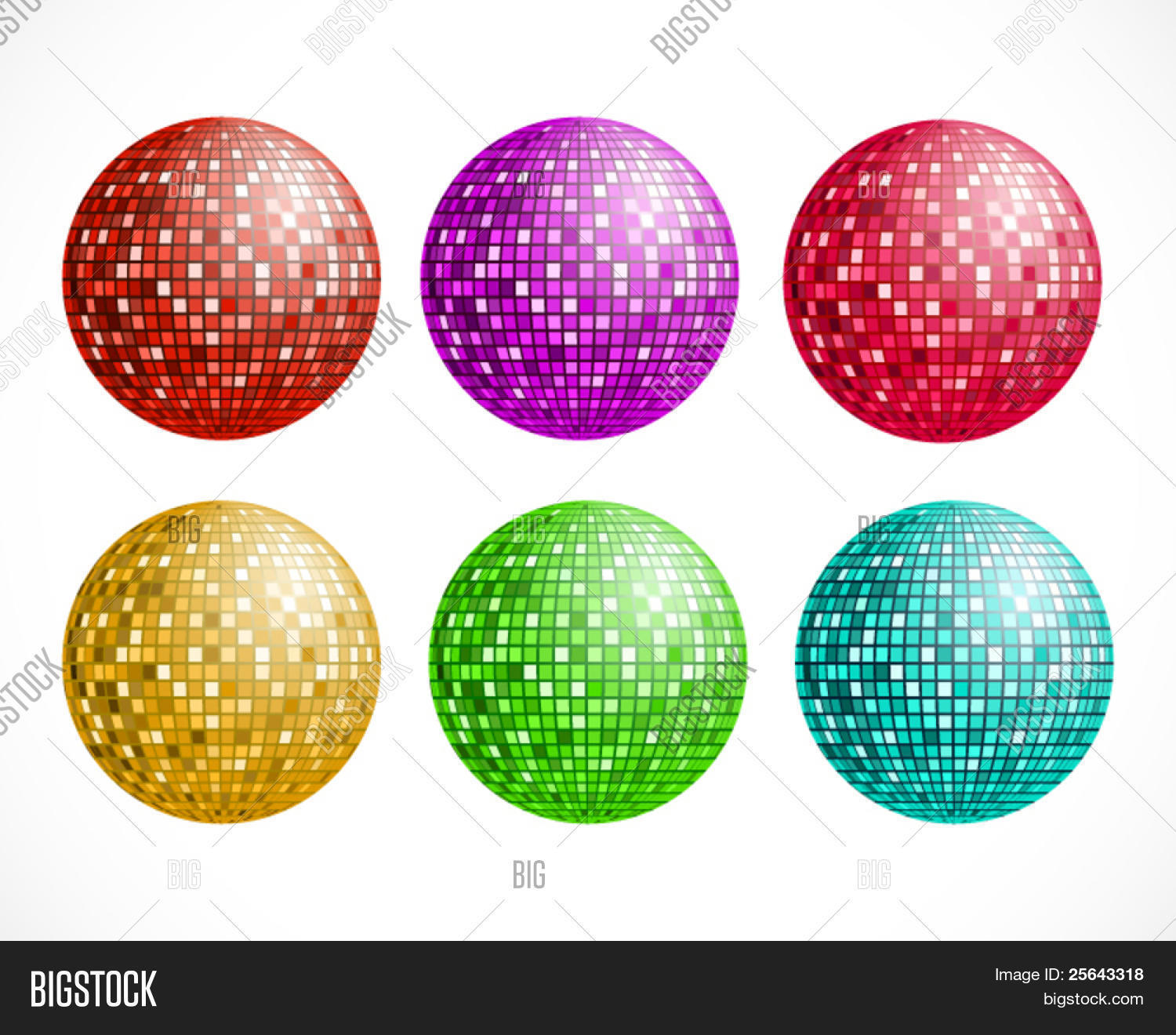Disco Ball. Vector Vector & Photo (Free Trial) | Bigstock