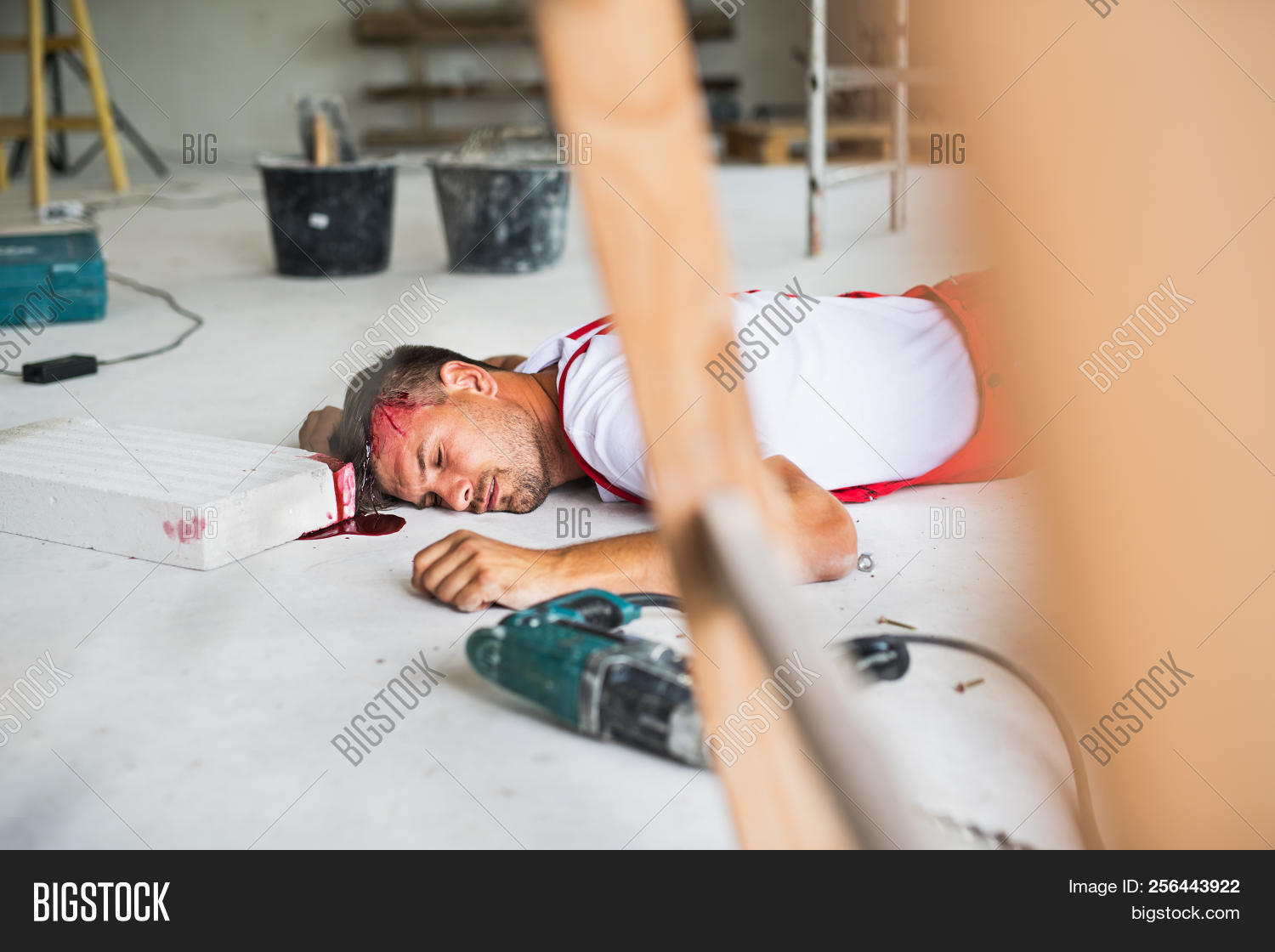 Unconscious Man Worker Image & Photo (Free Trial) | Bigstock