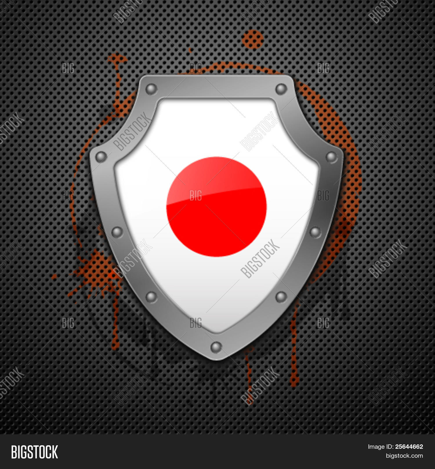 Metallic Shield Flag Vector & Photo (Free Trial) | Bigstock