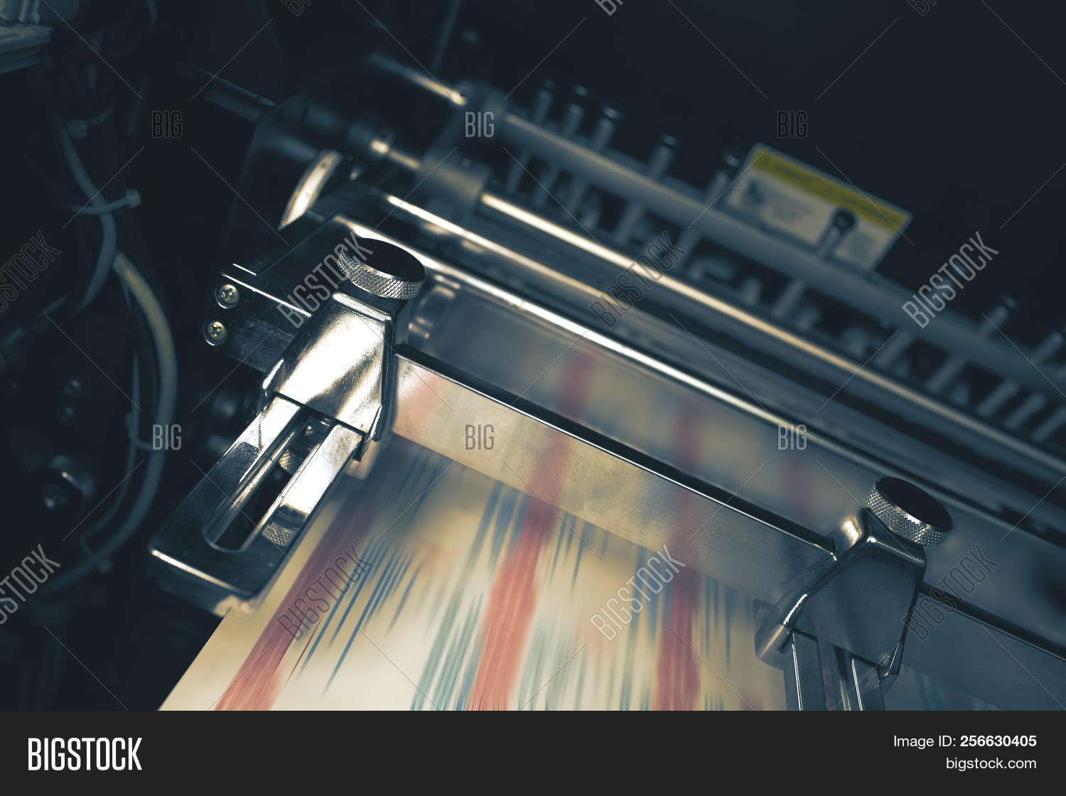 Printing Press Blurred Image & Photo (Free Trial) | Bigstock