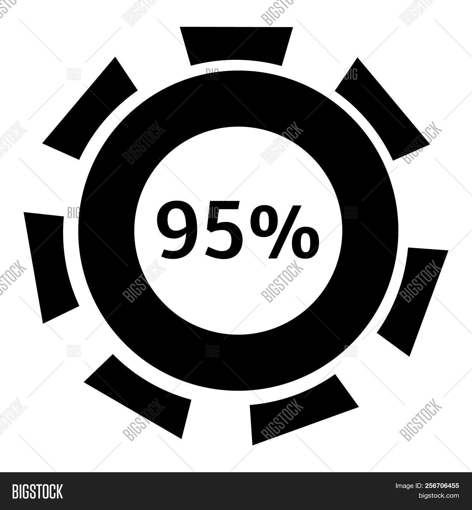 Ninety Five Percent Image Photo Free Trial Bigstock