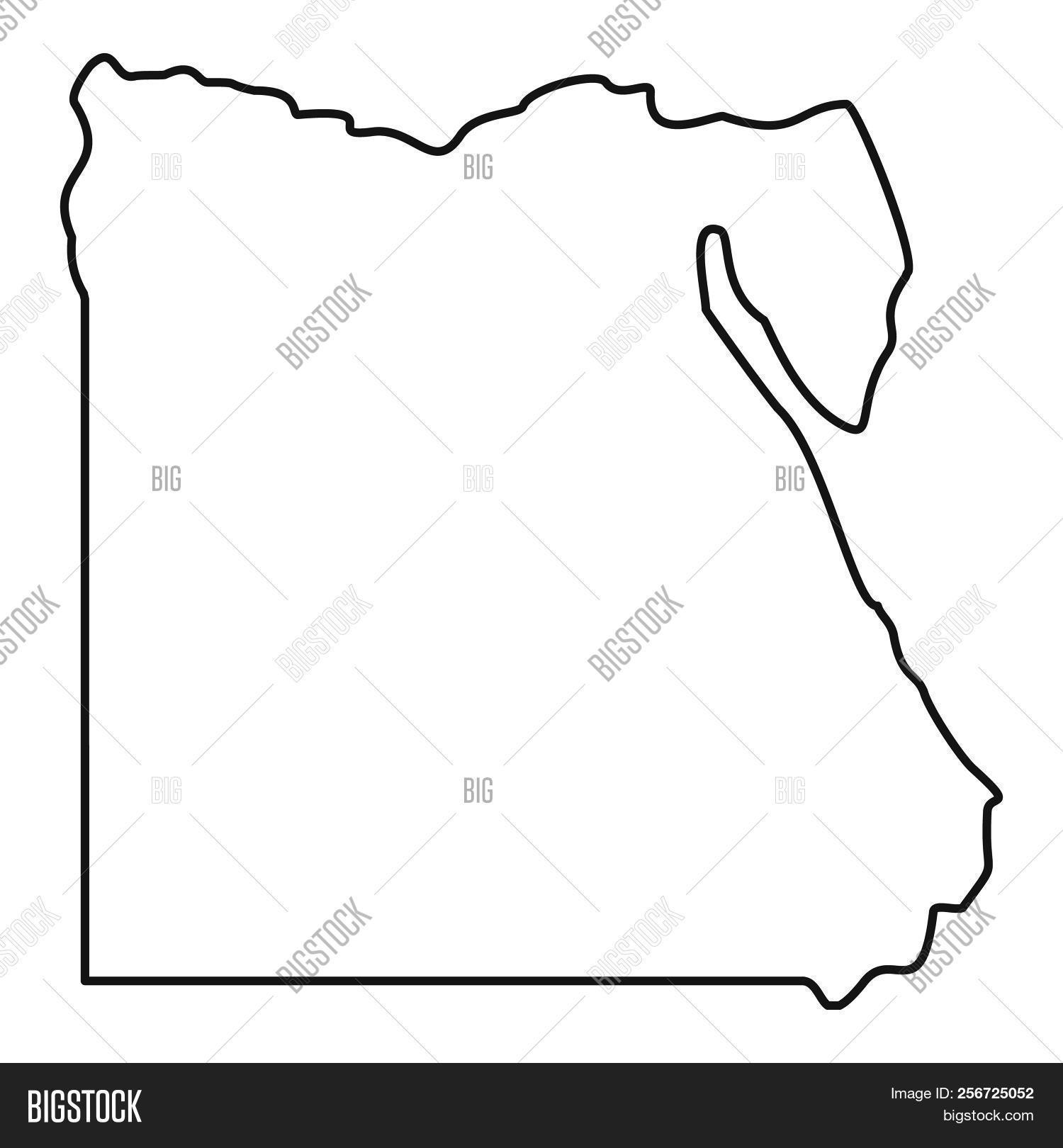 Egypt Map Icon. Image & Photo (Free Trial) | Bigstock