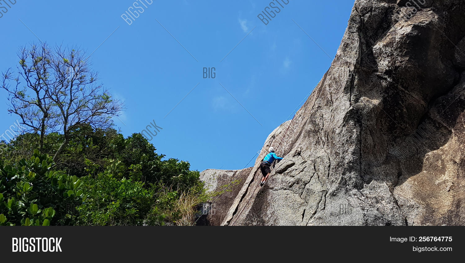 Man Climbing Mountain Image & Photo (Free Trial) | Bigstock