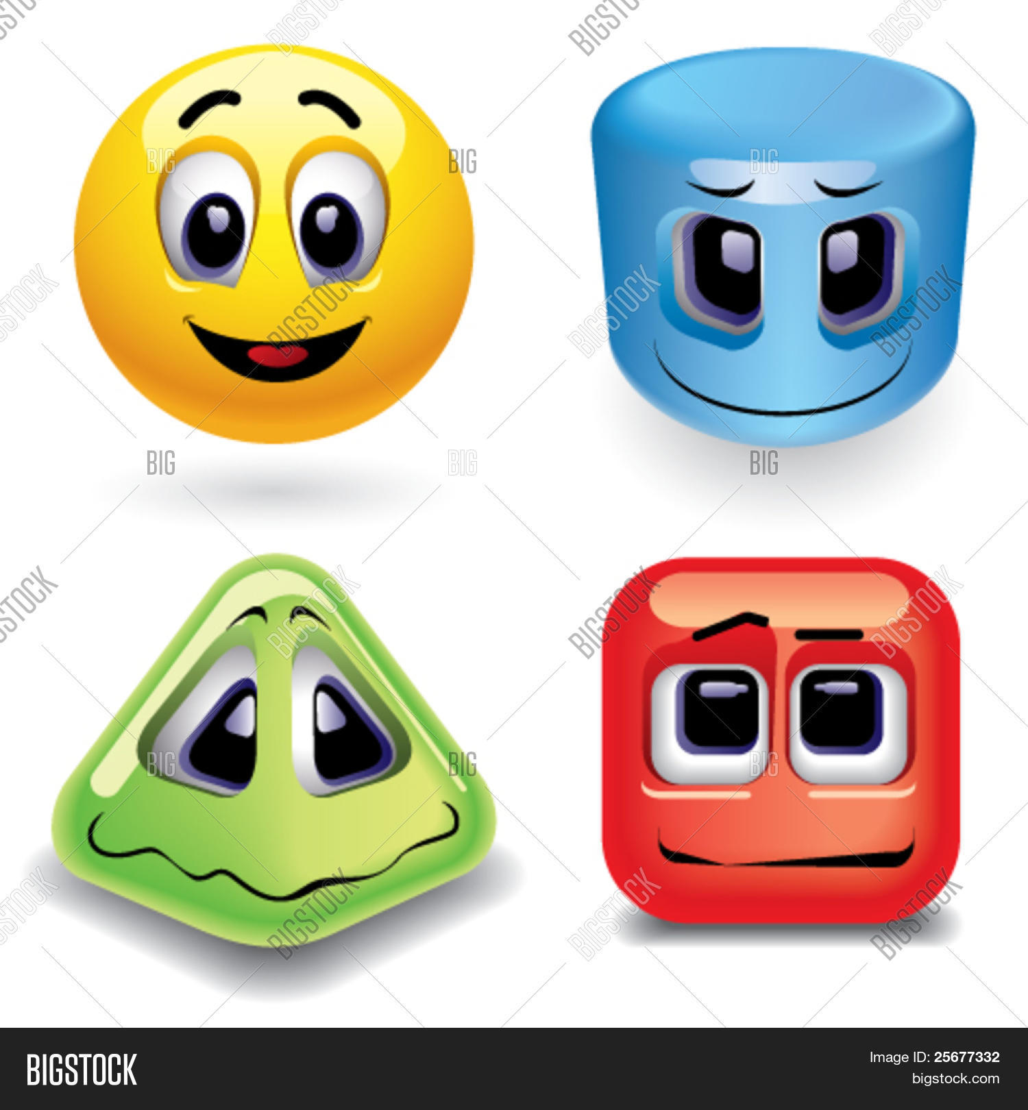 Smiling Balls Vector & Photo (Free Trial) | Bigstock