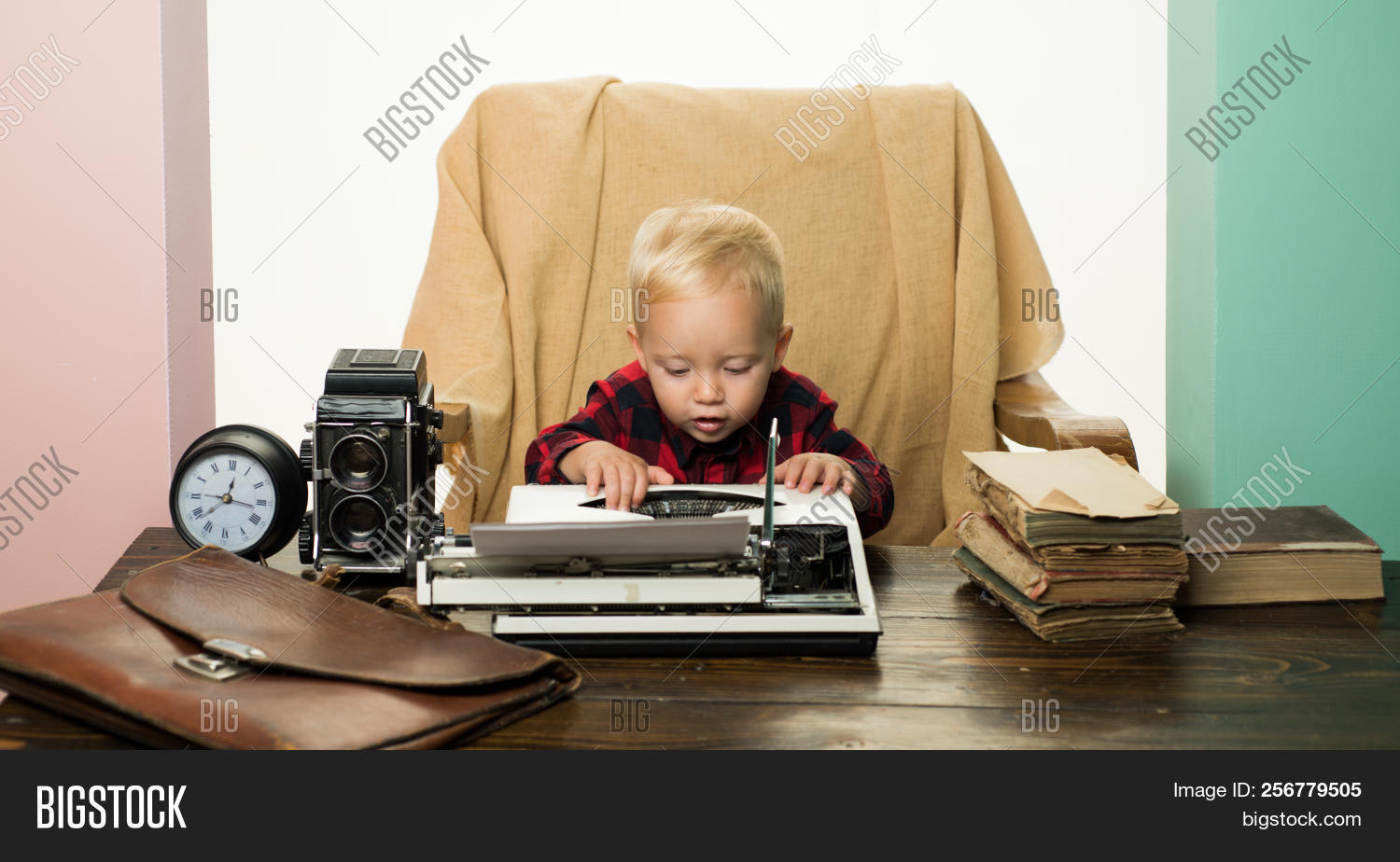 Small Kid Typewrite Image & Photo (Free Trial) | Bigstock