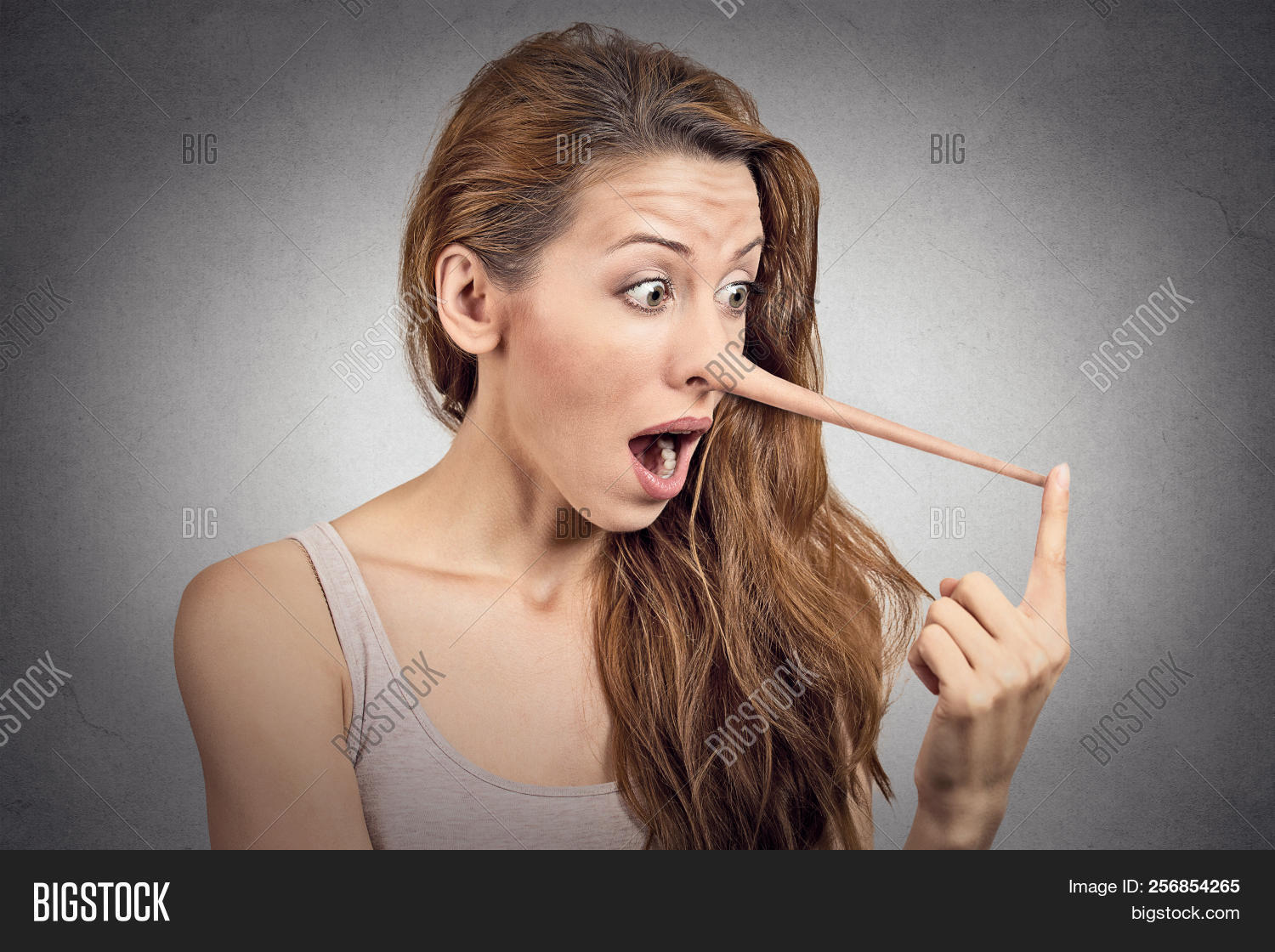 Woman Long Nose Image & Photo (Free Trial) | Bigstock
