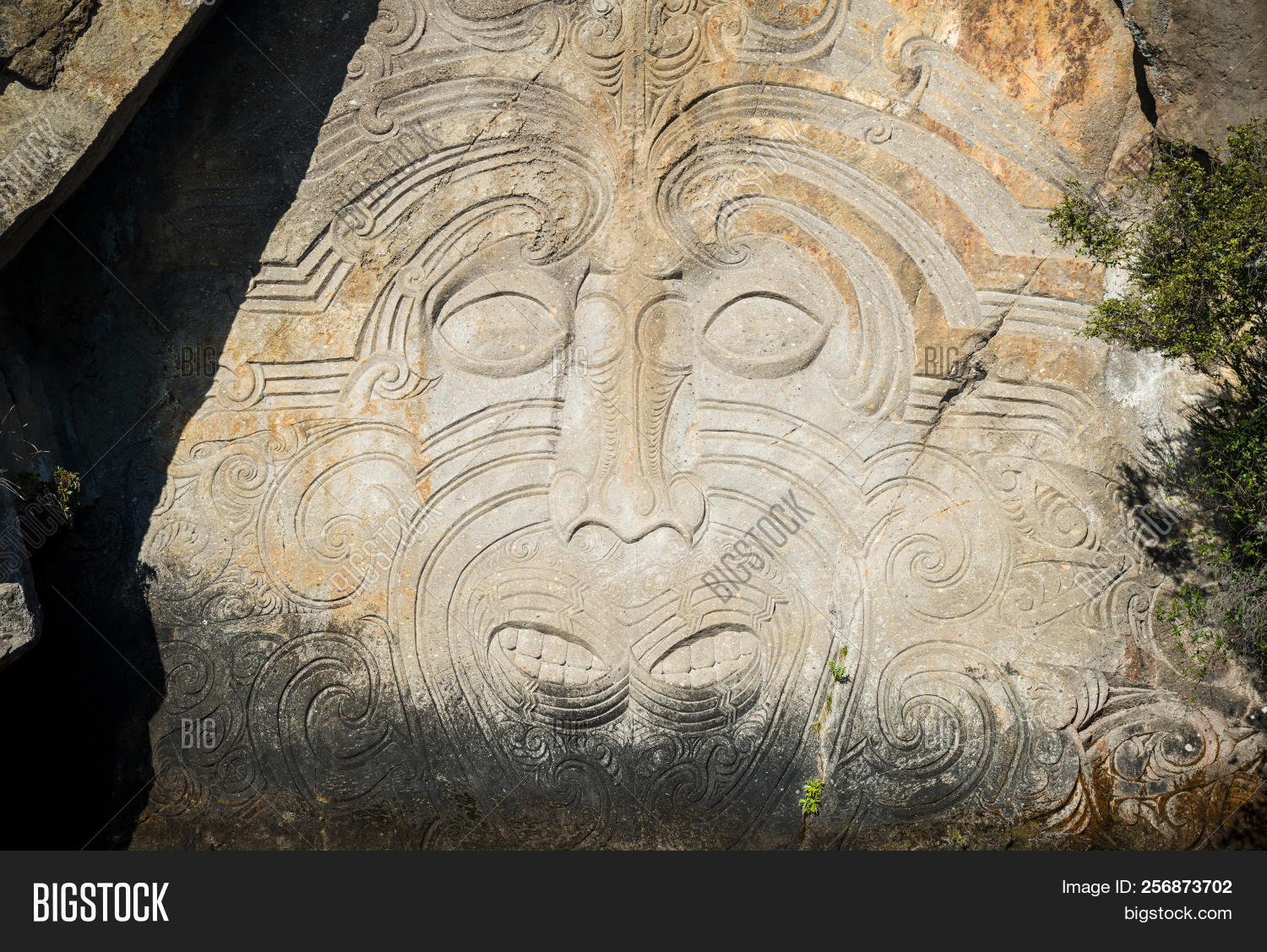 Maori Rock Carvings Image & Photo (Free Trial) | Bigstock