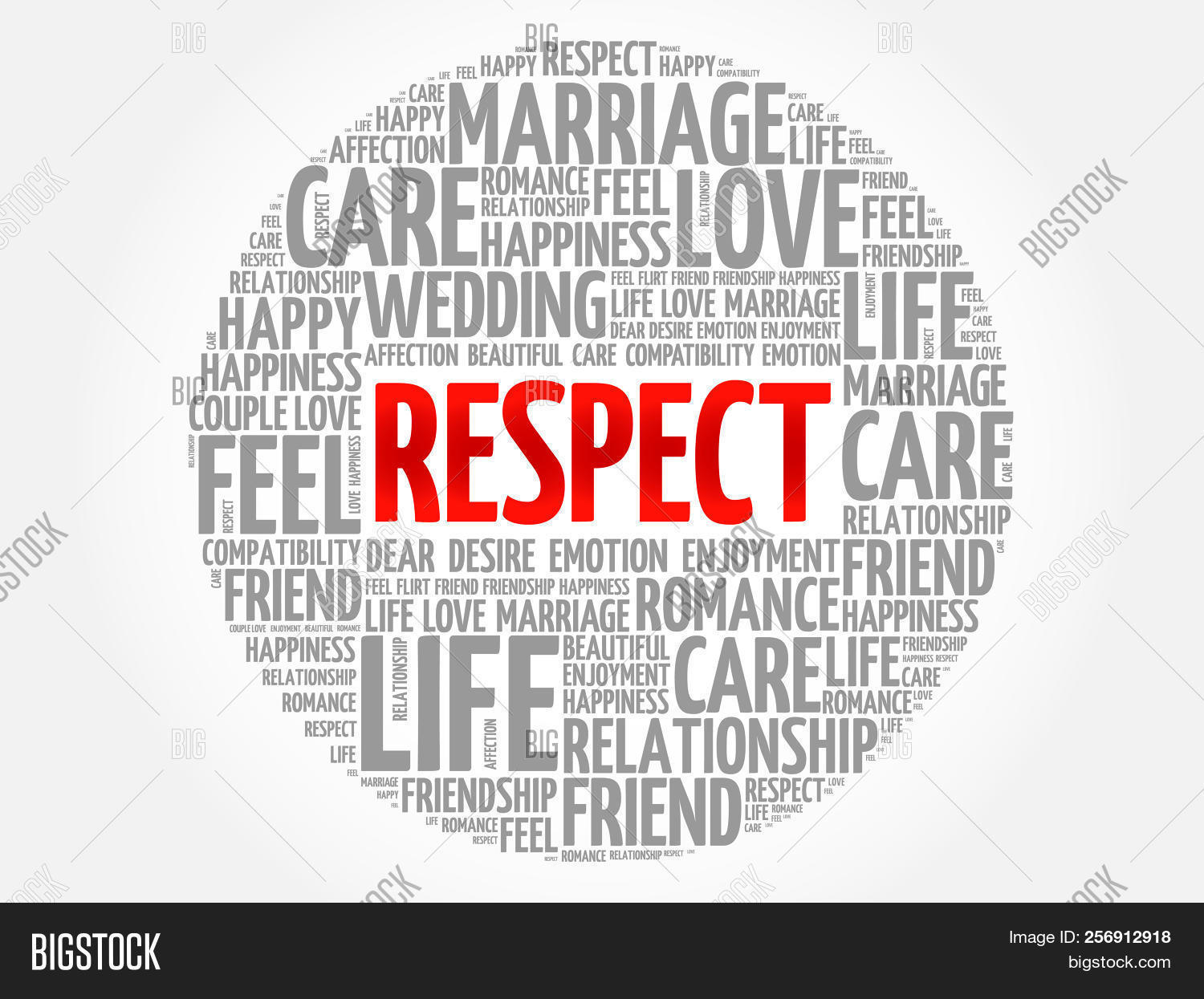 Respect Circle - Word Image & Photo (Free Trial) | Bigstock